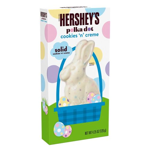 Hershey's Cookies 'n' Creme Polka Dot Bunny Easter Candy - 4.25 oz