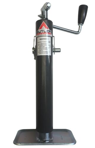Butler 10" Topwind Tube Mount Swivel Trailer Jack - 2000 Lbs