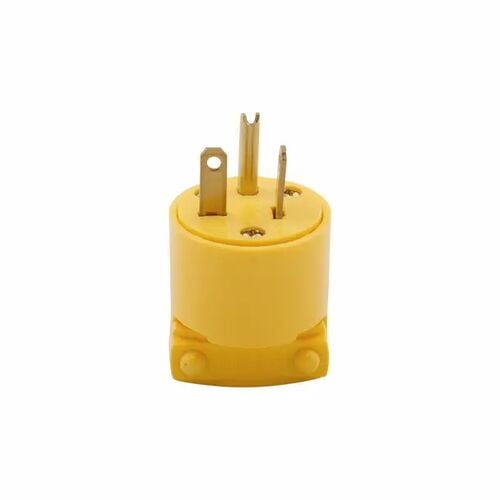 Eaton 20A 125V Electrical Plug - NEMA 5-20R Industrial Grade Yellow