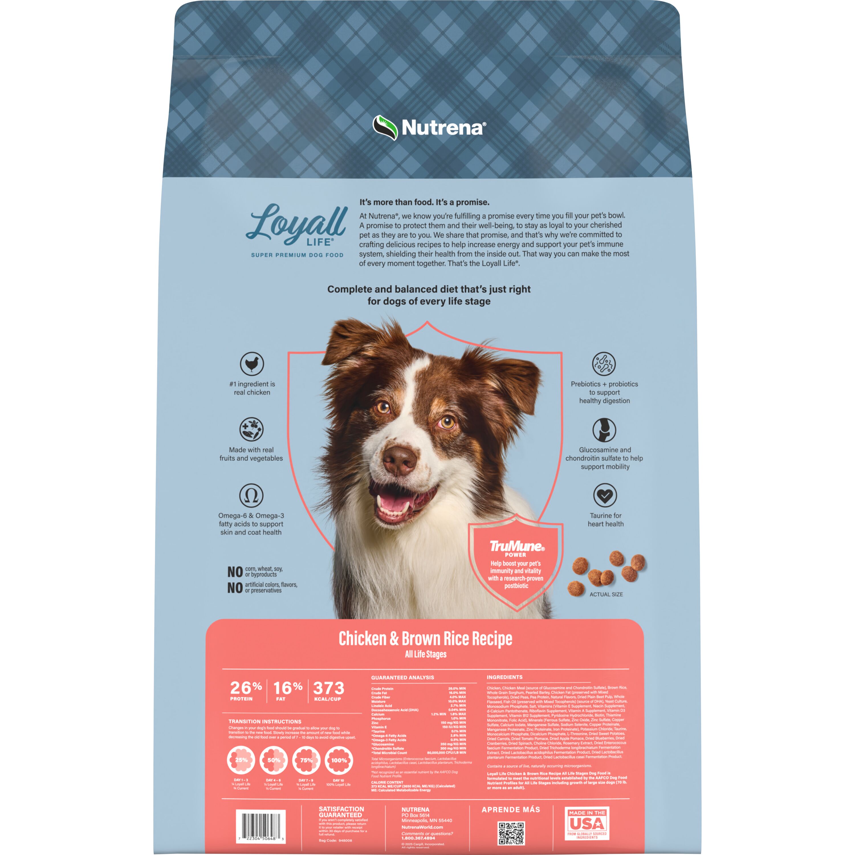 Nutrena Loyall Life Chicken & Brown Rice Recipe All Life Stages Dog Food