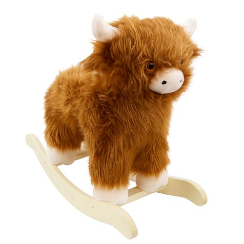 Alpine Corporation Highland Cow Rocker