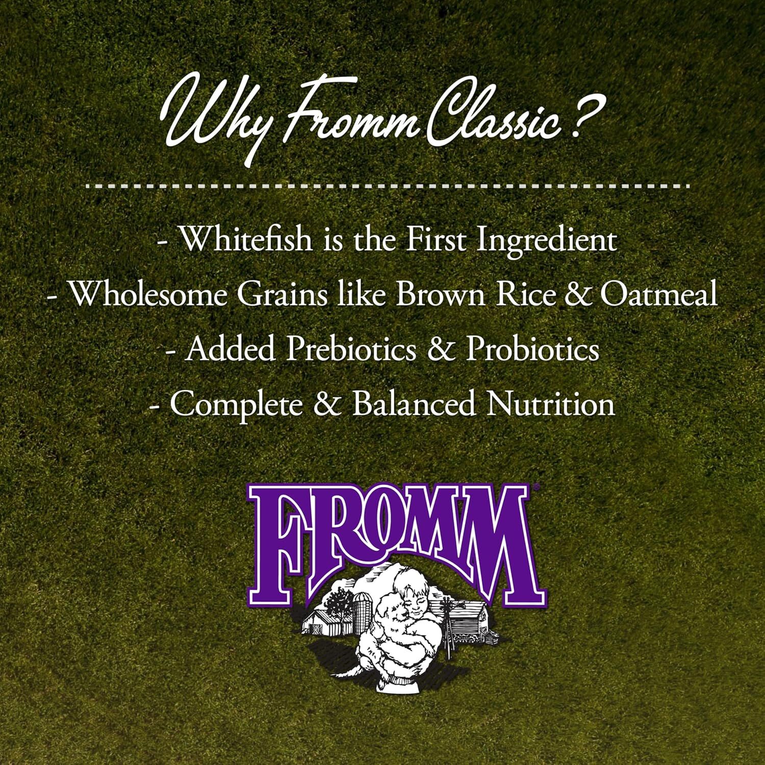 Fromm Classic Adult Whitefish & Rice Recipe Dog Food