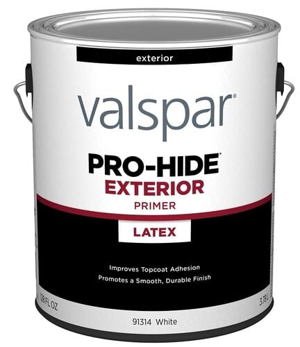 Valspar Pro-Hide Exterior Primer Latex in White - 1 Gallon