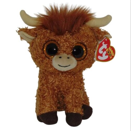 Ty Beanie Boos 6" ALFIE Highland Brown Cow