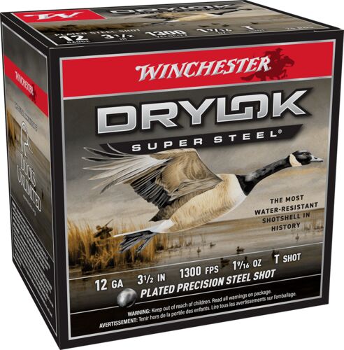 Winchester 12 Gauge Drylok 3.5" Centerfire 1 9/16 oz Shotgun Ammo - 25 ...