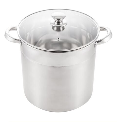 McSunley 12 Quart Encapsulated Stainless Steel Stockpot
