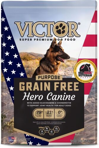 Victor Super Premium Pet Food Purpose Hero Grain-Free Dry Dog Food - 5 Lb