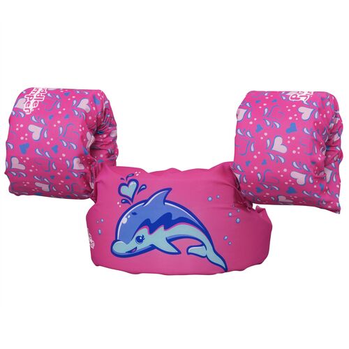 Puddle Jumper Kids Life Vest with Armbands - Dolphin
