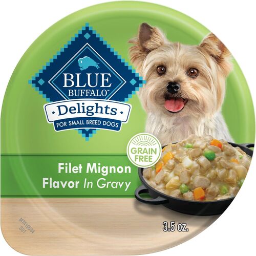 Blue Buffalo Divine Delight Filet Mignon in Gravy Pate Wet Dog Food - 3 ...