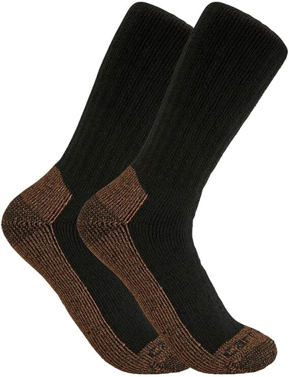 Carhartt Men's 2-Pack Midweight Steel-Toe Boot Socks