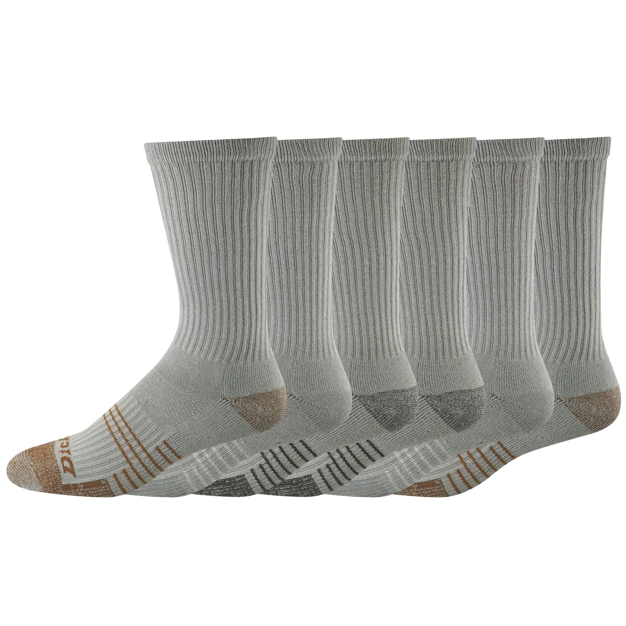 Dickies Men's Hydro-Cool Crew Socks 6-Pack