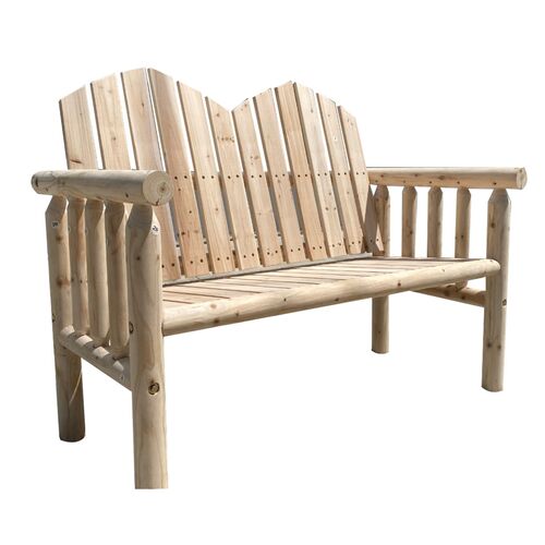 Homestead Double Garden Log Chair
