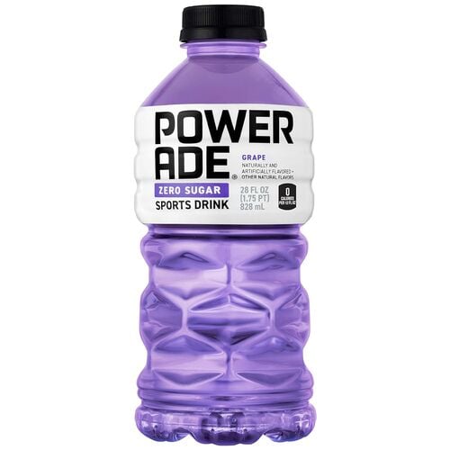Powerade Electrolyte Enhanced Zero Sugar Grape Sport Drink - 28 oz