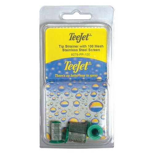 Teejet Tip Strainer with 100 Mesh Stainless Steel Screen - 4 Pack