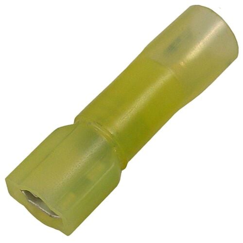PICO 10-12 Gauge 1/4" Stud Spade with Shrink Sleeve Female Wiring Connector