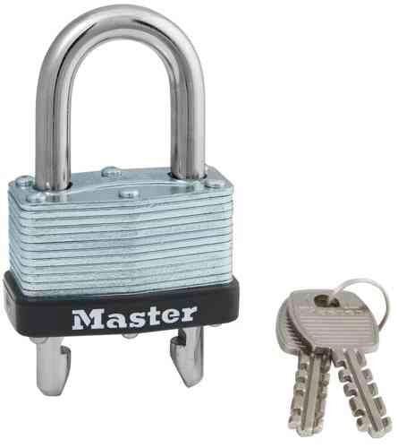 Master Lock Adjustable Length Shackle Laminated Padlock