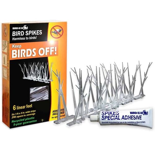 Bird X Bird Spikes 10' Kit