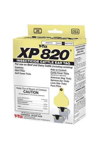 Y-Tex XP820 Insecticide Cattle Ear Tags