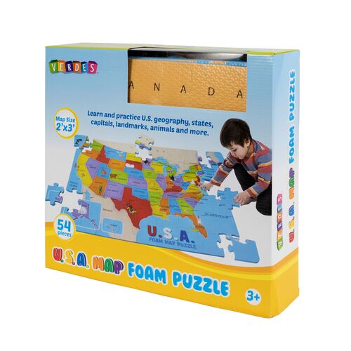 Group Sales USA Map Foam Puzzle