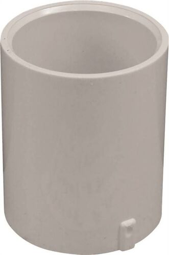 Genova Products 1/2" Slip Joint White Extended Pipe Coupler