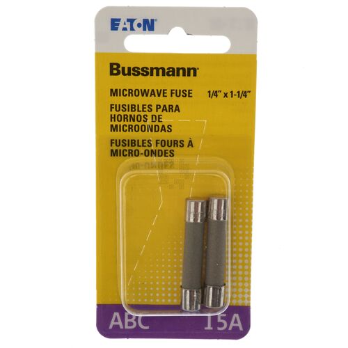 Bussmann ABC Series 15 Amp Microwave-Oven Fuses