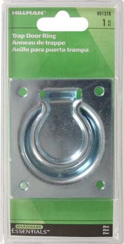 Hillman Hardware Essentials Zinc Floor Trap and Chest Handle - 3-1/2"