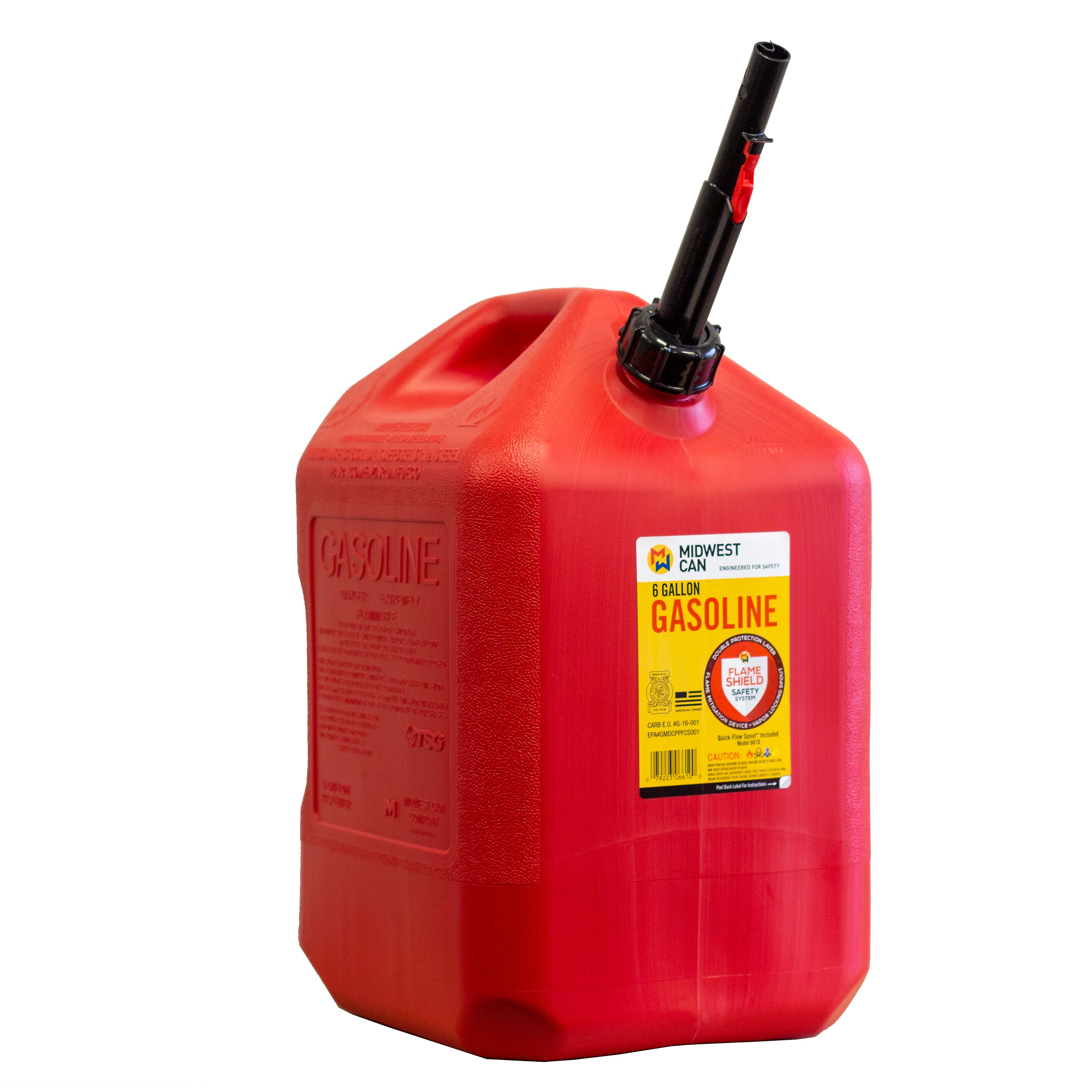 Midwest Can Company Gasoline Can with FlameShield Safety System