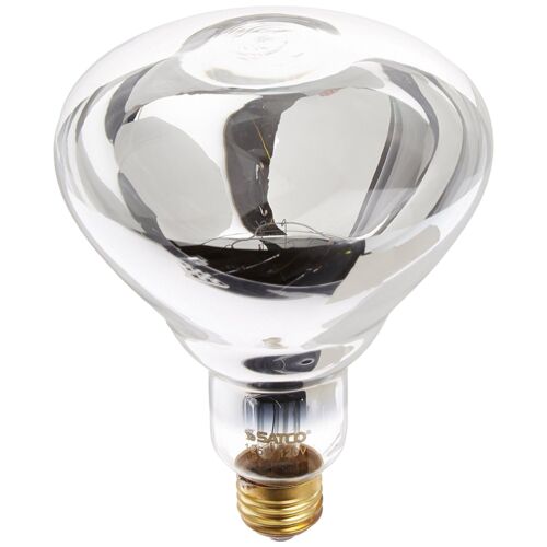 Satco Medium Base Clear Infrared Heat Lamp