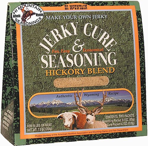 Hi Mountain Jerky Cure & Seasoning - Hickory Blend - 15 Lb of Meat