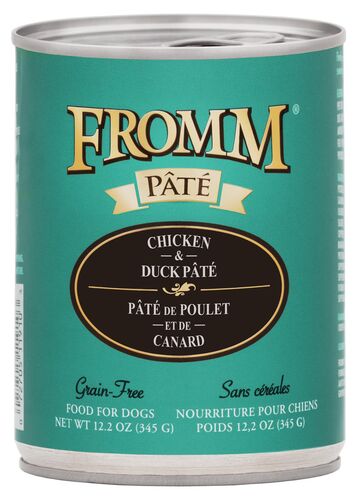 Chicken & Duck Pate Wet Dog Food - 12.2oz