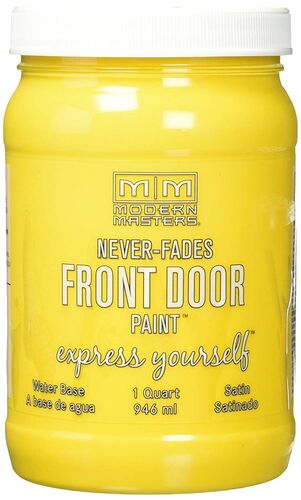 Rust-Oleum Modern Masters 1 Quart Satin Front Door Paint Yellow