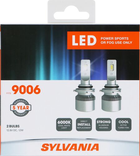 Sylvania 9006 LED Fog & Powersports Bulb - 2 Pack