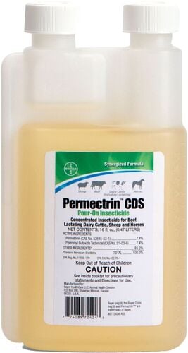 Bayer Animal Health Permectrin CDS Pour-On Insecticide - 64 oz