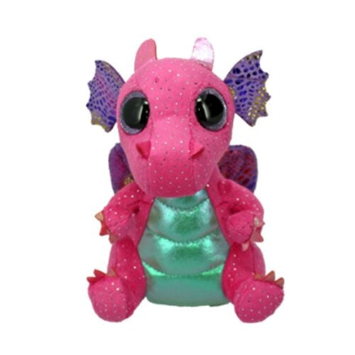 Ty Beanie Boos 6" SPITFIRE Pink Dragon