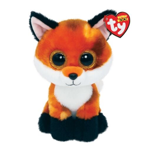Ty Beanie Boos 6" MEADOW Orange Fox Plush Toy