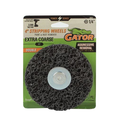 Double 4" Stripping Wheel Extra Coarse - Double