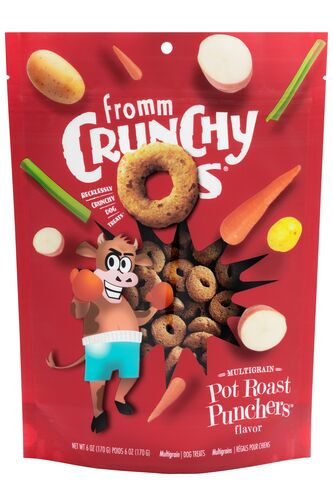 Fromm Crunchy O's Pot Roast Punchers Dog Treats - 6 oz