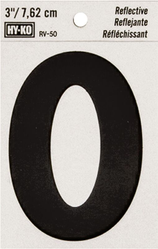 Hy-Ko 3" Reflective Self-Adhesive Numbers