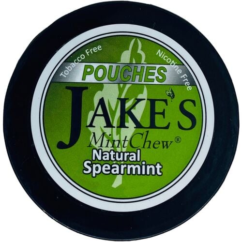 Jake's Mint Chew Natural Spearmint Flavor Mint Pouches