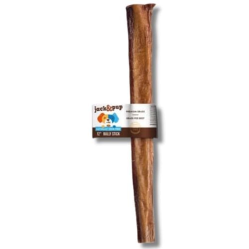 Jack&Pup Jumbo Bully Stick Dog Chew Treat - 6"