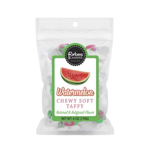 Forbes Candies Watermelon Chewy Soft Taffy - 6 oz