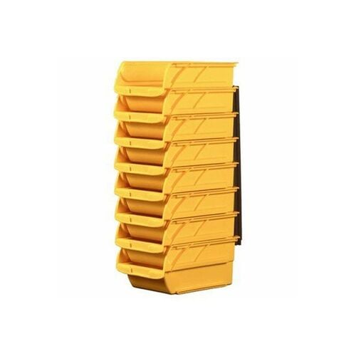 Stanley No 2 8-Pack Yellow Stackable Polypropylene Storage Bin