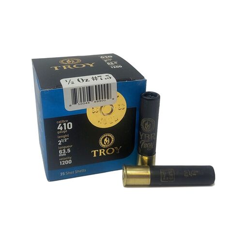 Troy .410 Bore 2 1/2" 1/2 oz #4 Shot Ammo