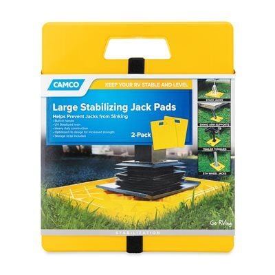 Camco 2 Pack Large Stabilizer Jack Pads