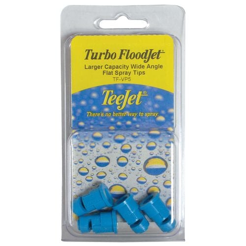 Fimco TeeJet Turbo FloodJet VP Wide Angle Flat Spray Tip - Blue - 4-Pack