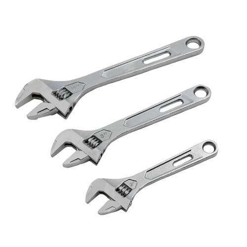 Grip-On Tools 3-Piece Adjustable Wrench Set