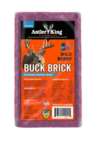 Antler King Wild Berry Buck Brick Attractant Block - 4 lb