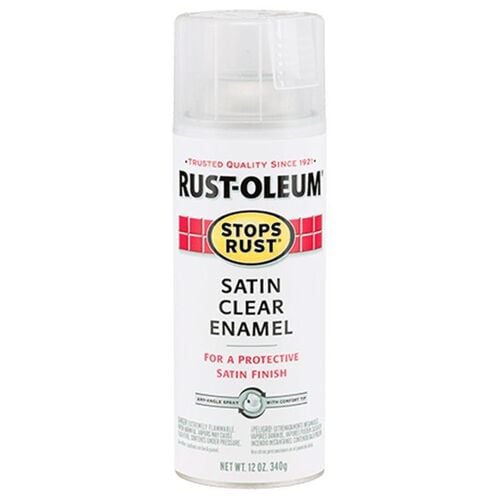 Rust-Oleum Stop Rust 12 oz Satin Clear Enamel Spray Paint