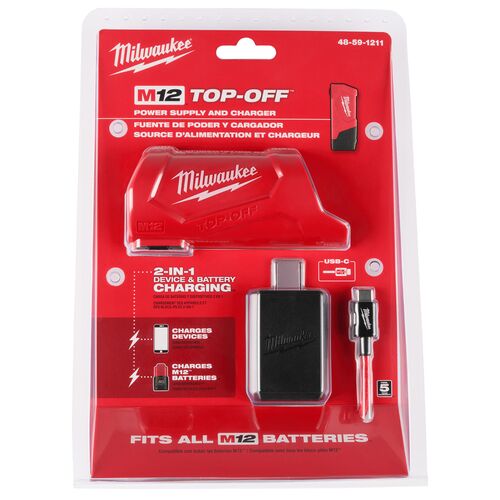 Milwaukee M12 TOP-OFF Power Supply and Charger