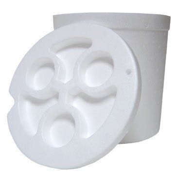 Plastilite 5 Gallon Styrofoam Insulated Bait Bucket Liner